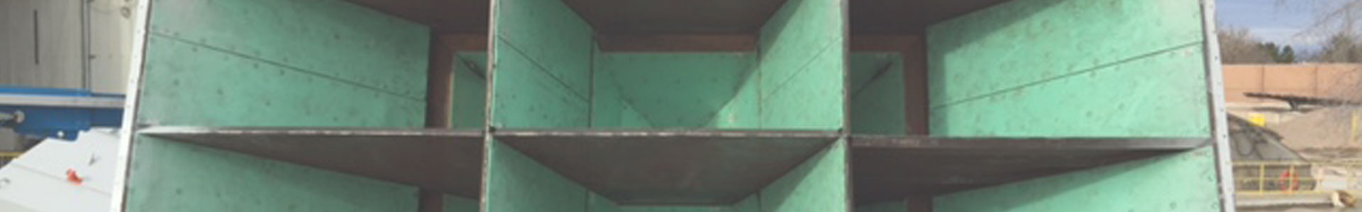 Concrete mixer drum and blade liners - Kryptane® polyurethane